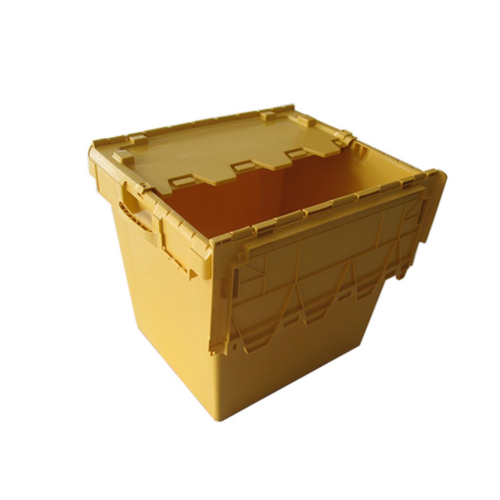 hinged lid plastic crates wholesale & Factory Price